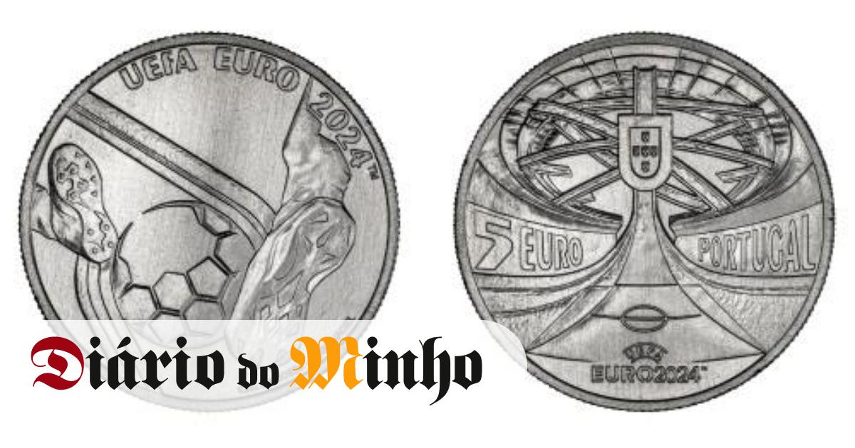Nova moeda de 5 euros celebra o Euro2024 - Diário do Minho
